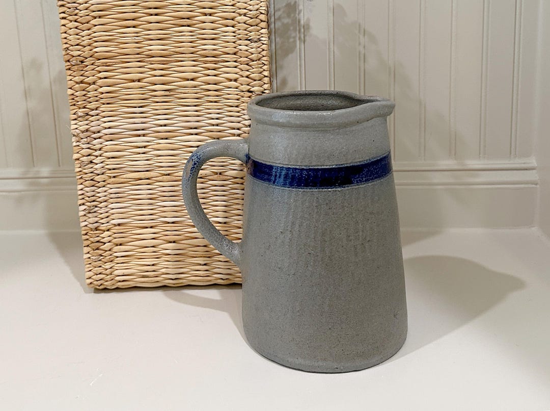 Antique Large Salt Glazed German Pitcher - Etsy