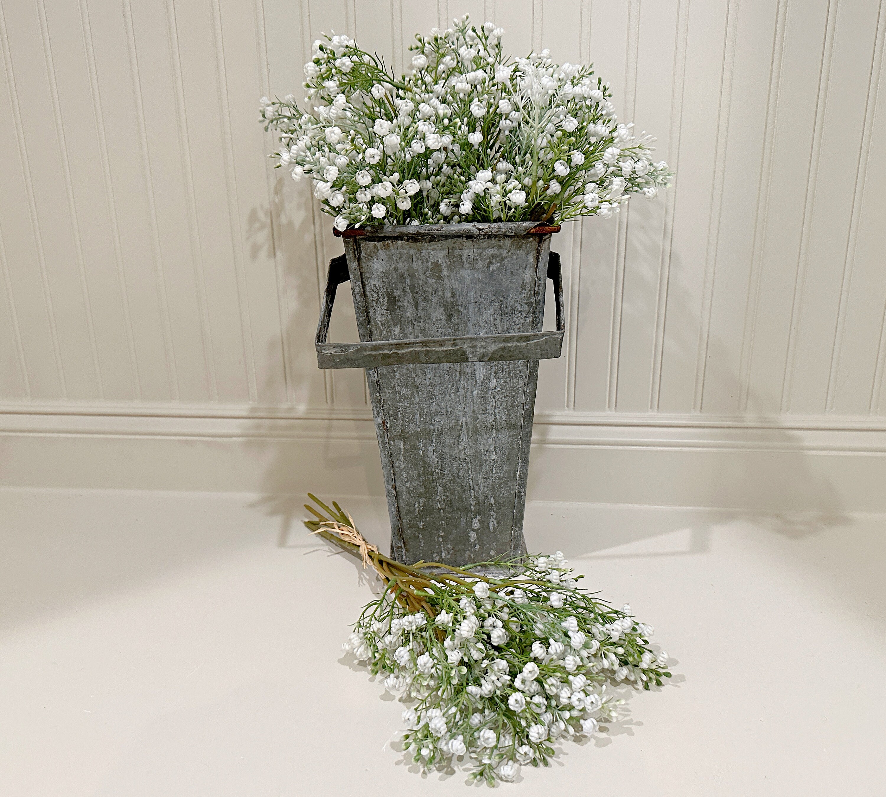 Vintage Zinc Flower Bucket, Belgium - Etsy
