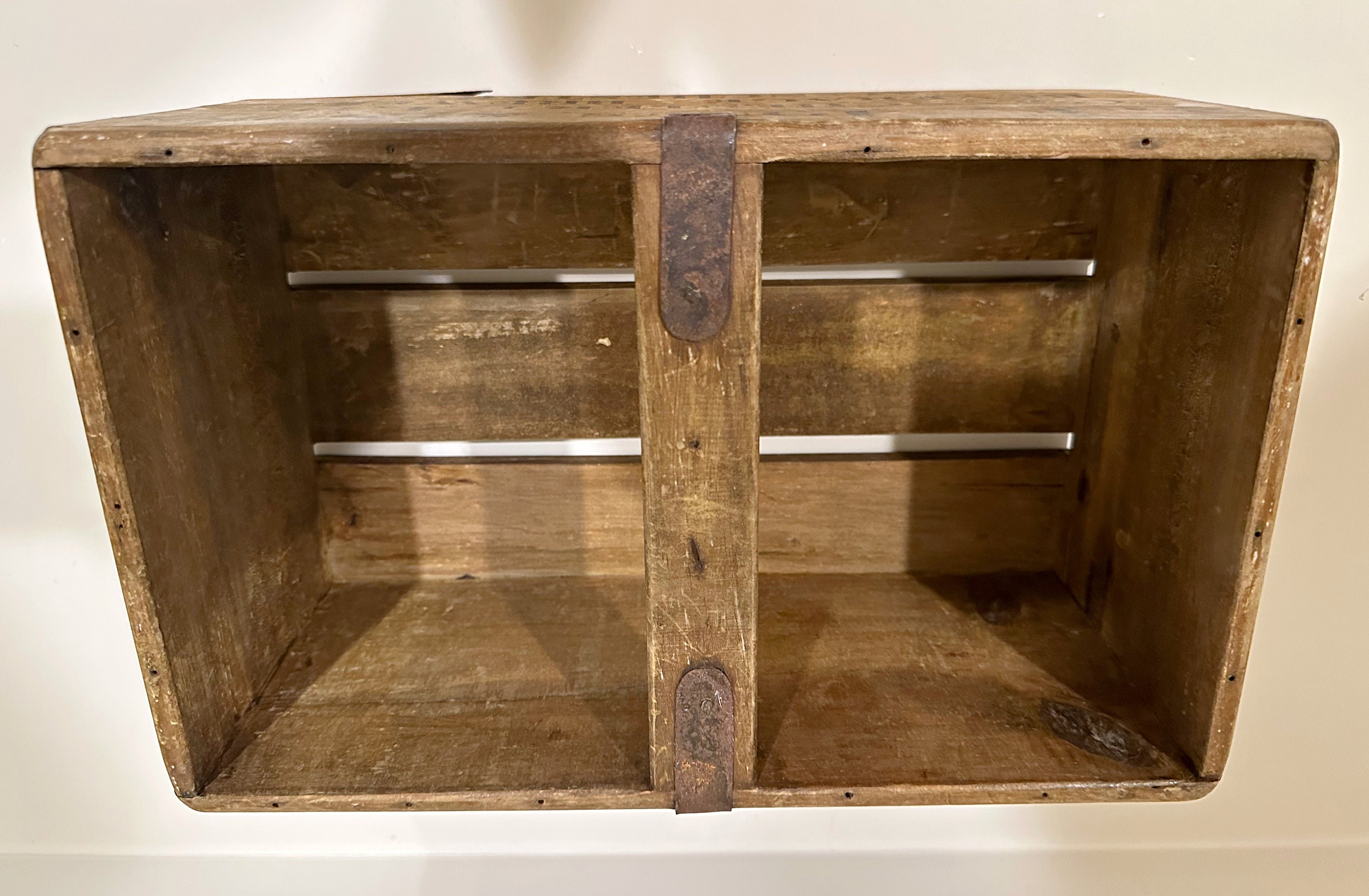 Vintage Wood Box With Handle - Etsy