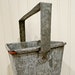 Vintage Zinc Flower Bucket, Belgium - Etsy