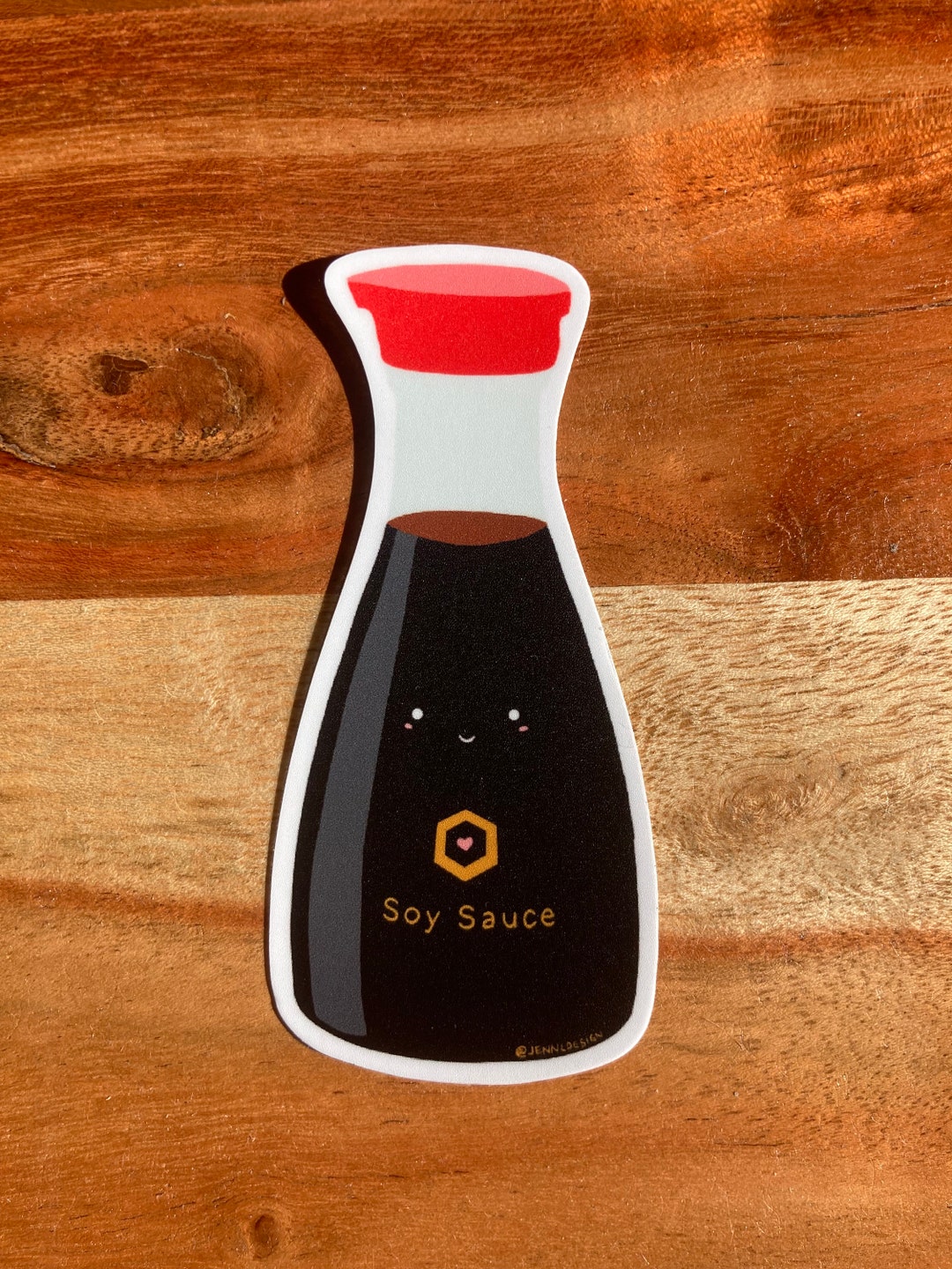 Cute Soy Sauce Bottle Asian Food Vinyl Sticker - Etsy