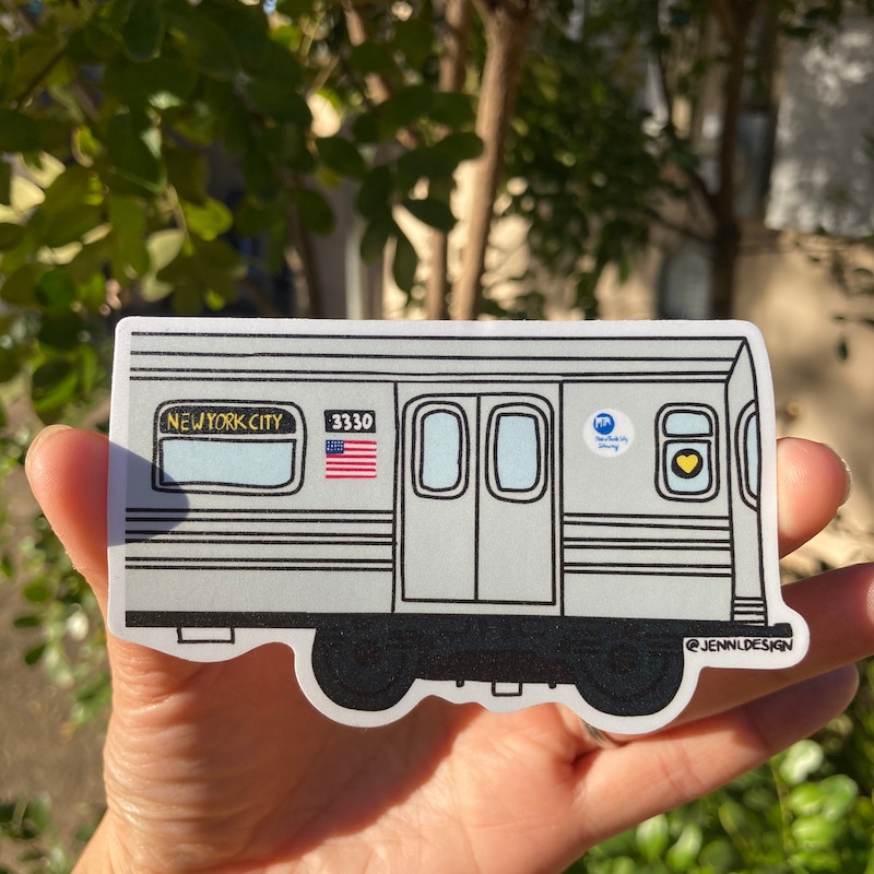 Subway Stickers Nyc Vinyl - Etsy