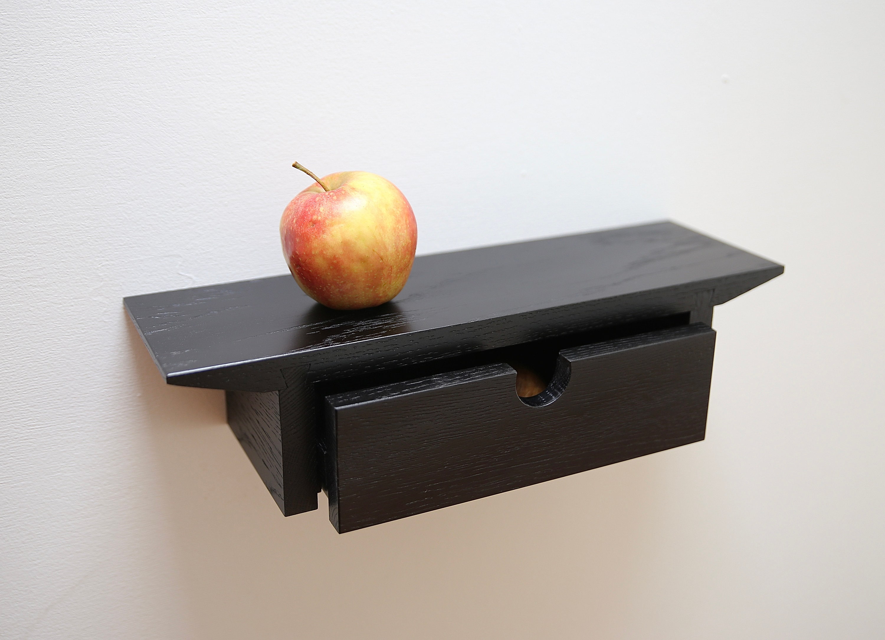 Wooden Console | Wall-hanging Console | Solid Oak Hallway Table - Etsy