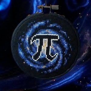 Pi Galaxy Cross Stitch Pattern PDF Instant Download - Etsy