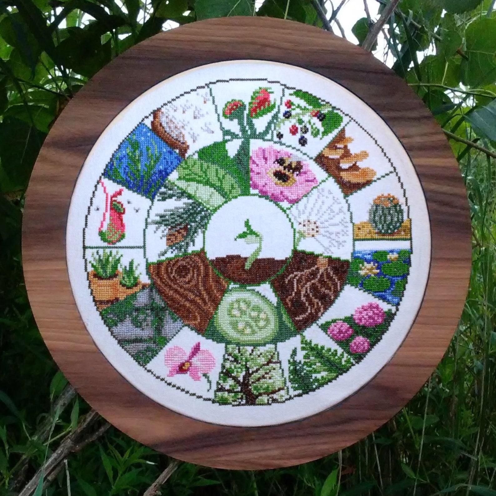 Plant Sampler Cross Stitch Pattern PDF Instant Download | Etsy