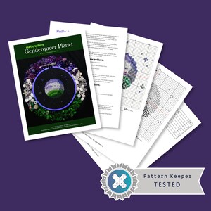 Genderqueer Pride Planet Cross Stitch Pattern PDF Instant Download - Etsy