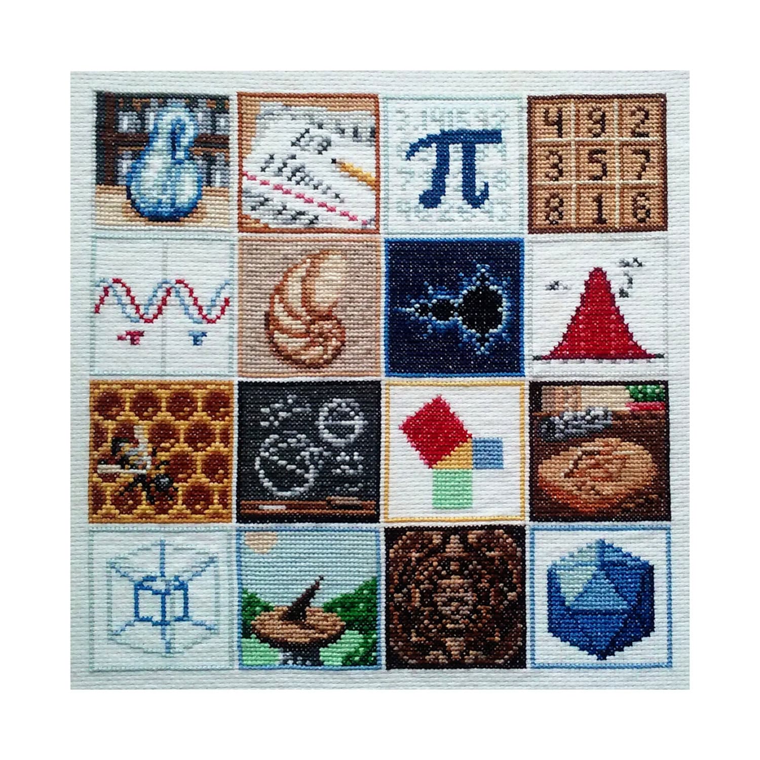 Math Sampler Cross Stitch Pattern PDF Instant Download - Etsy