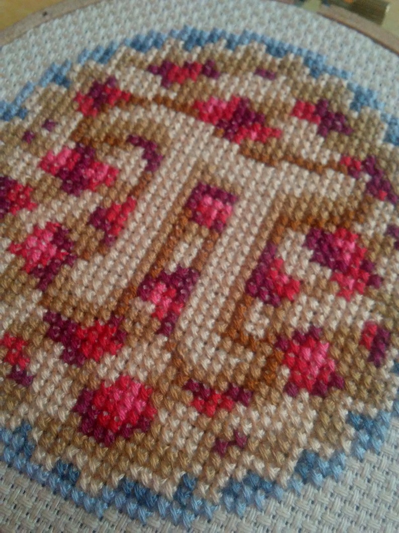 Pi Pie Cross Stitch Pattern PDF Instant Download - Etsy