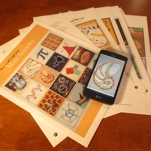 Math Sampler Cross Stitch Pattern PDF Instant Download - Etsy