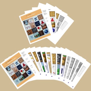 Math Sampler Cross Stitch Pattern PDF Instant Download - Etsy