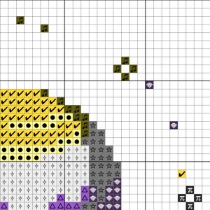 Nonbinary Pride Planet Cross Stitch Pattern PDF Instant - Etsy