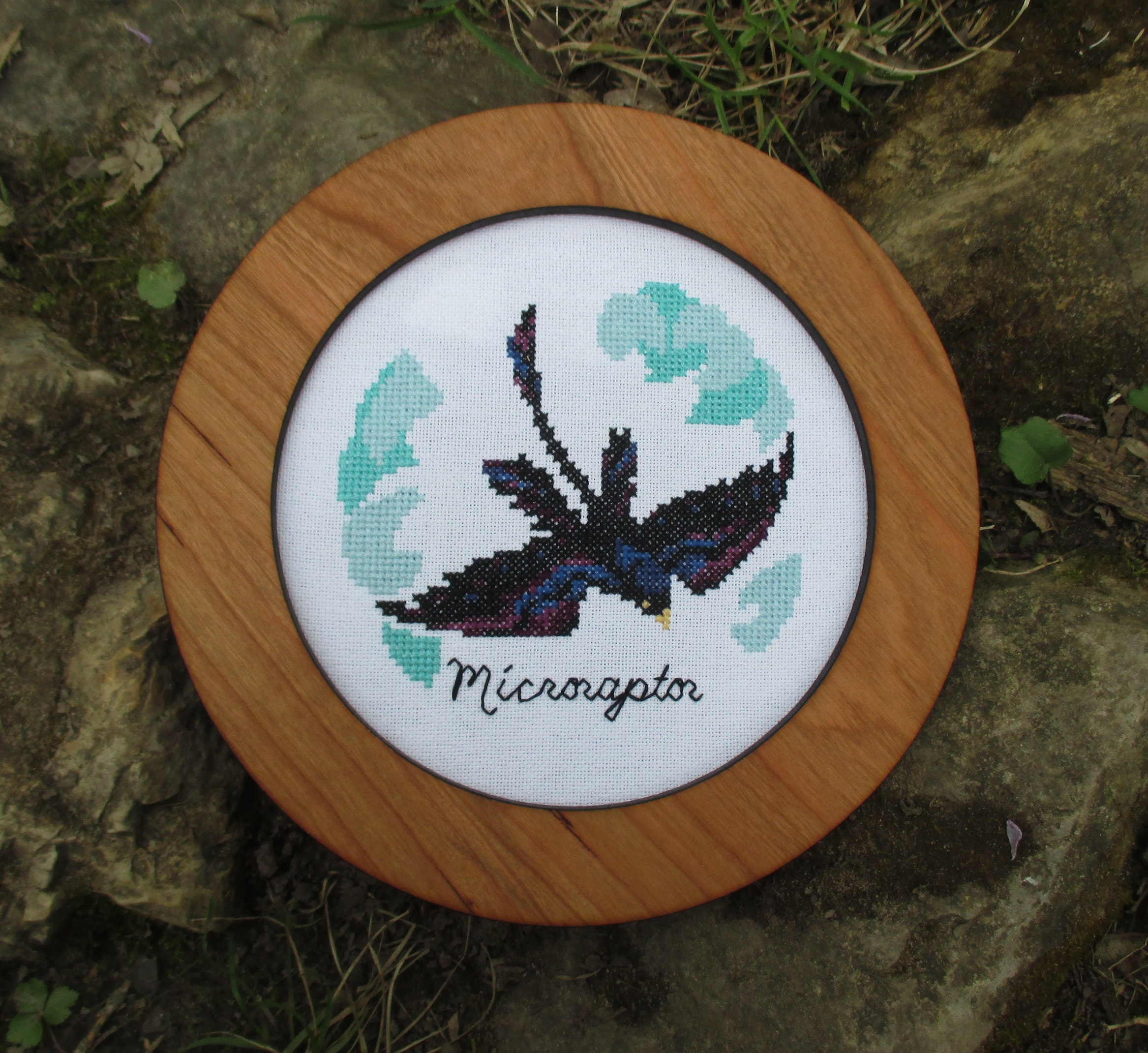 Microraptor Feathered Dinosaur Cross Stitch Pattern PDF - Etsy