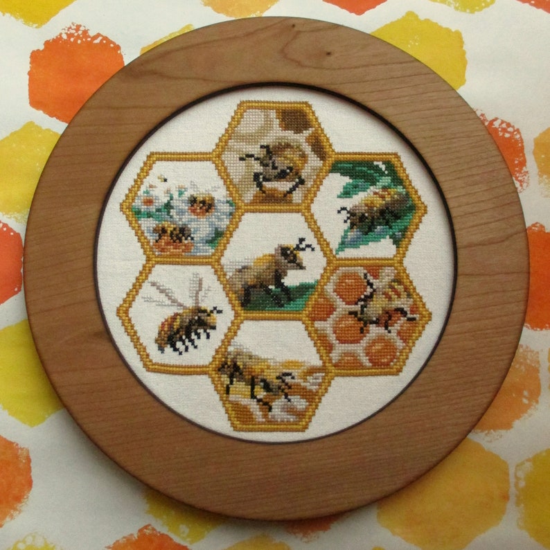 Bee Sampler Cross Stitch Pattern PDF Instant Download | Etsy
