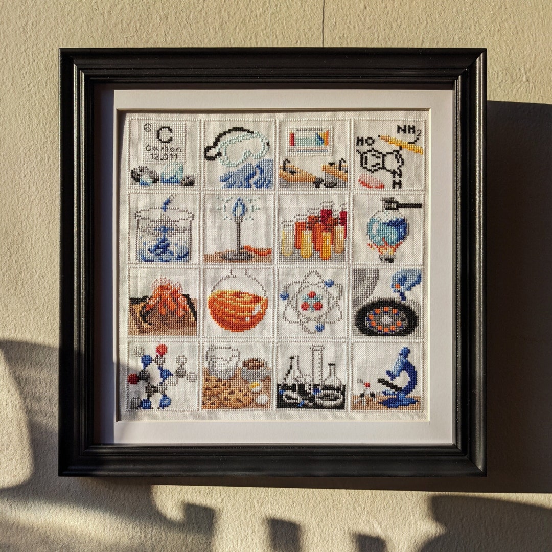 Chemistry Sampler Cross Stitch Pattern PDF Instant Download - Etsy