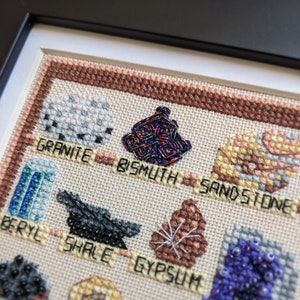 Geology Rock Collection Cross Stitch Pattern PDF Instant Download - Etsy