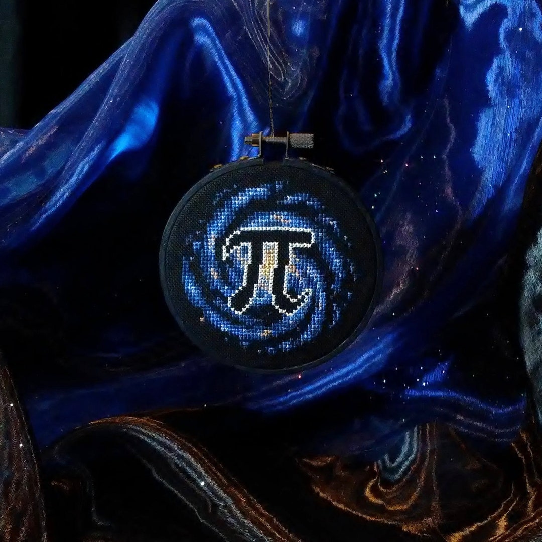 Pi Galaxy Cross Stitch Pattern PDF Instant Download - Etsy