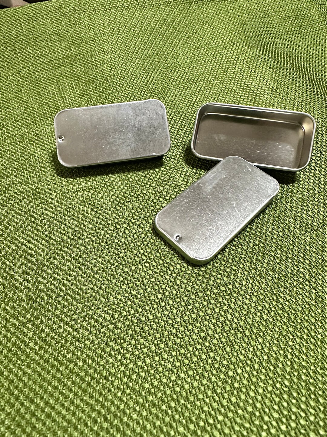 400 Rectangular Metal Sliding Lip Balm Tins NEW UNUSED - Etsy