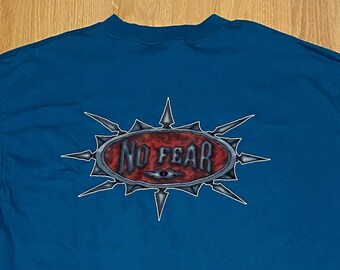 90s No Fear T Shirt - Etsy