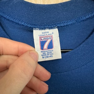 Vintage 90s Detroit Pistons Logo7 Graphic Cotton Polyester Blue T Shirt Size Medium - Etsy