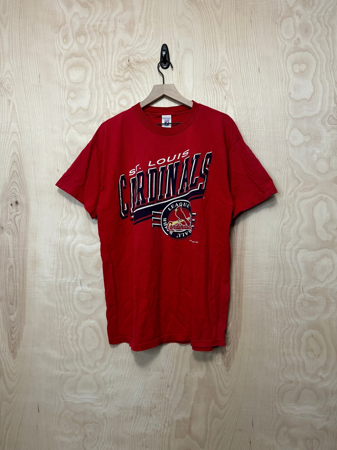 Vintage 90s St. Louis Cardinals Graphic Logo7 Red Cotton T Shirt Size XL - Etsy