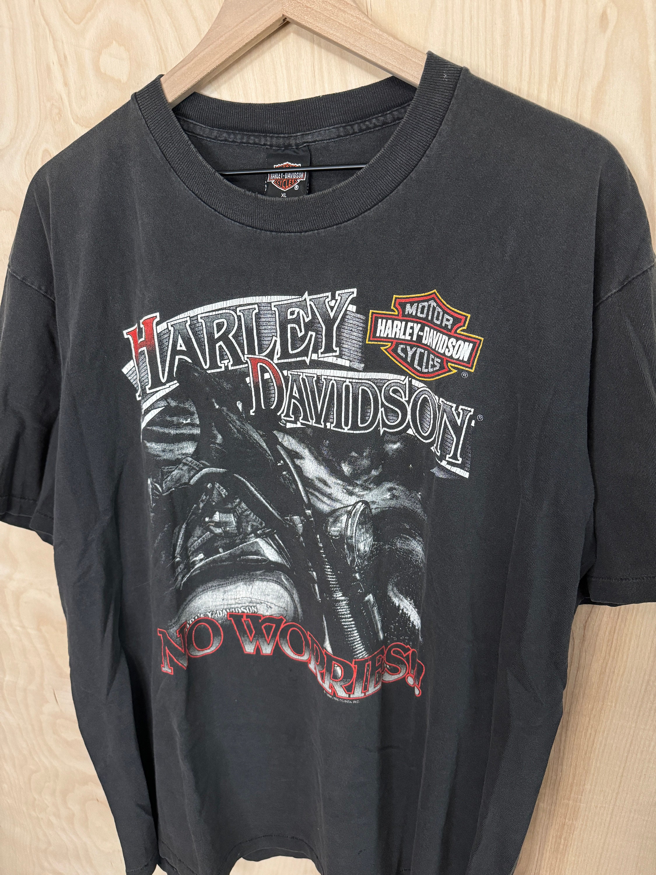 Vintage 90s Harley Davidson No Worries Holoubek Milwaukee Vintage 90s Harley Davidson No Worries Holoubek Milwaukee