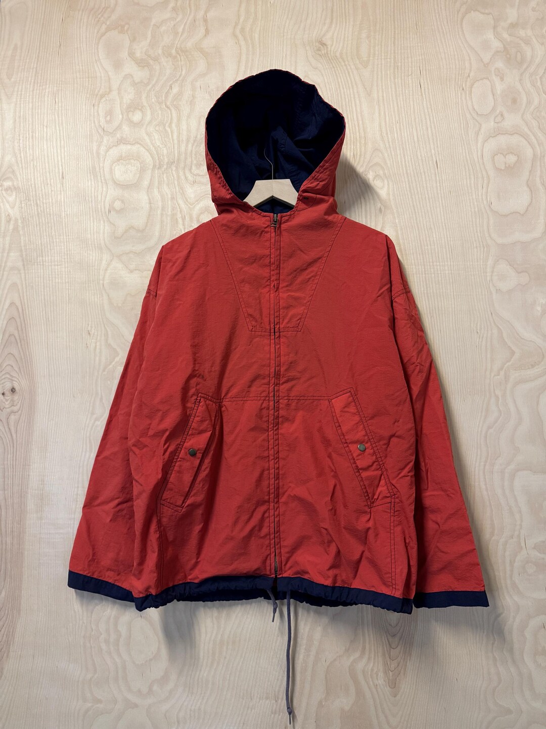 Vintage Gap Orange Hooded Windbreaker Jacket Size Medium - Etsy