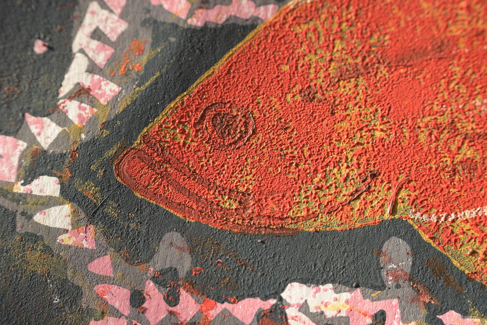 Red Banded Vermillion Rock Fish Rockfish Lino Print Linoleum ...