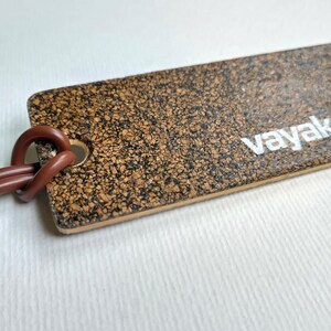 Beige Bamboo Cork Flax Linen Handmade Eco NFC Electronic Luggage Bag ...