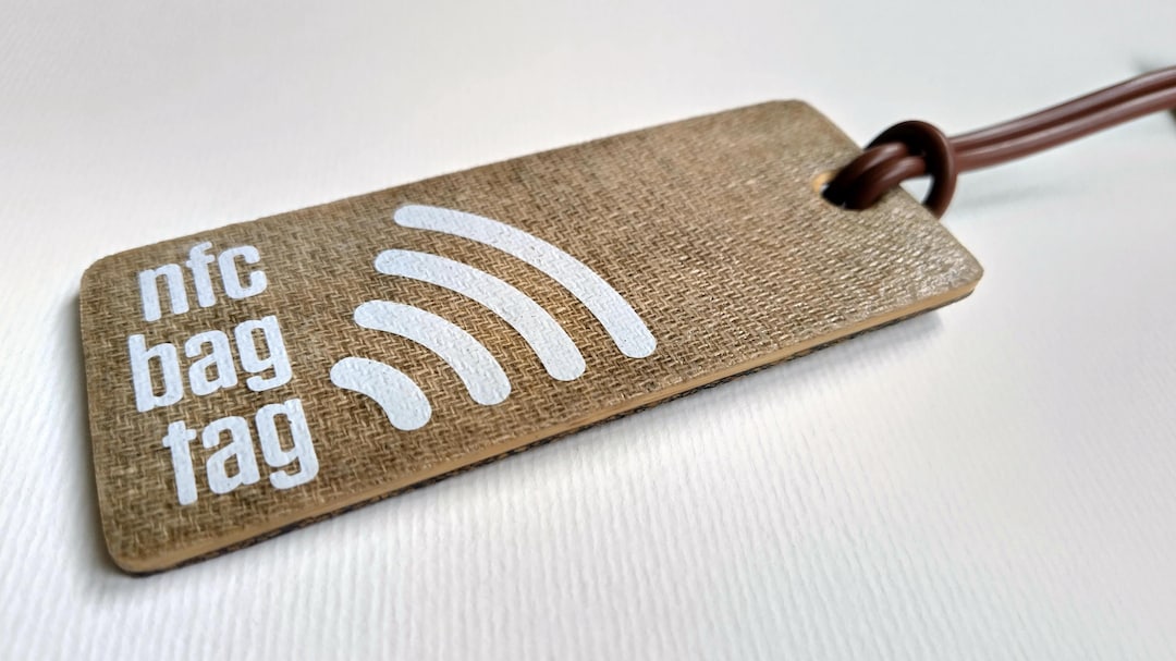 Beige Bamboo Cork Flax Linen Handmade Eco NFC Electronic Luggage Bag ...