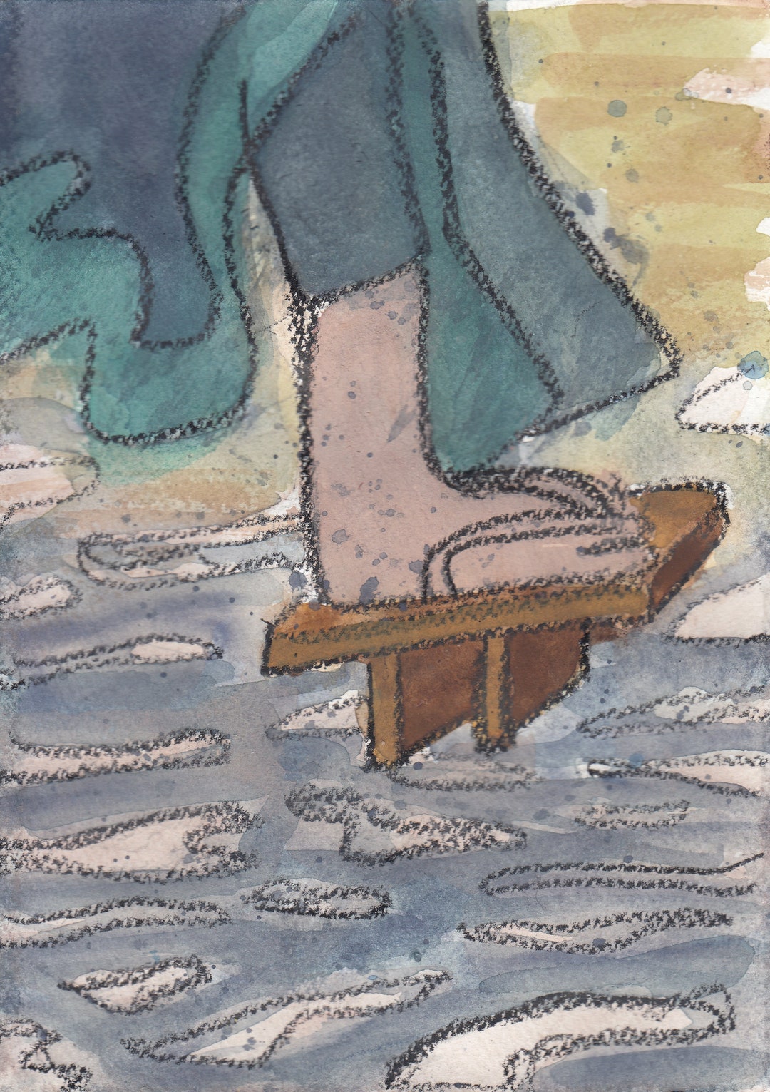 Samurai Warrior Ninja Ambush Attack Geta Snow — Original Japanese Style ...