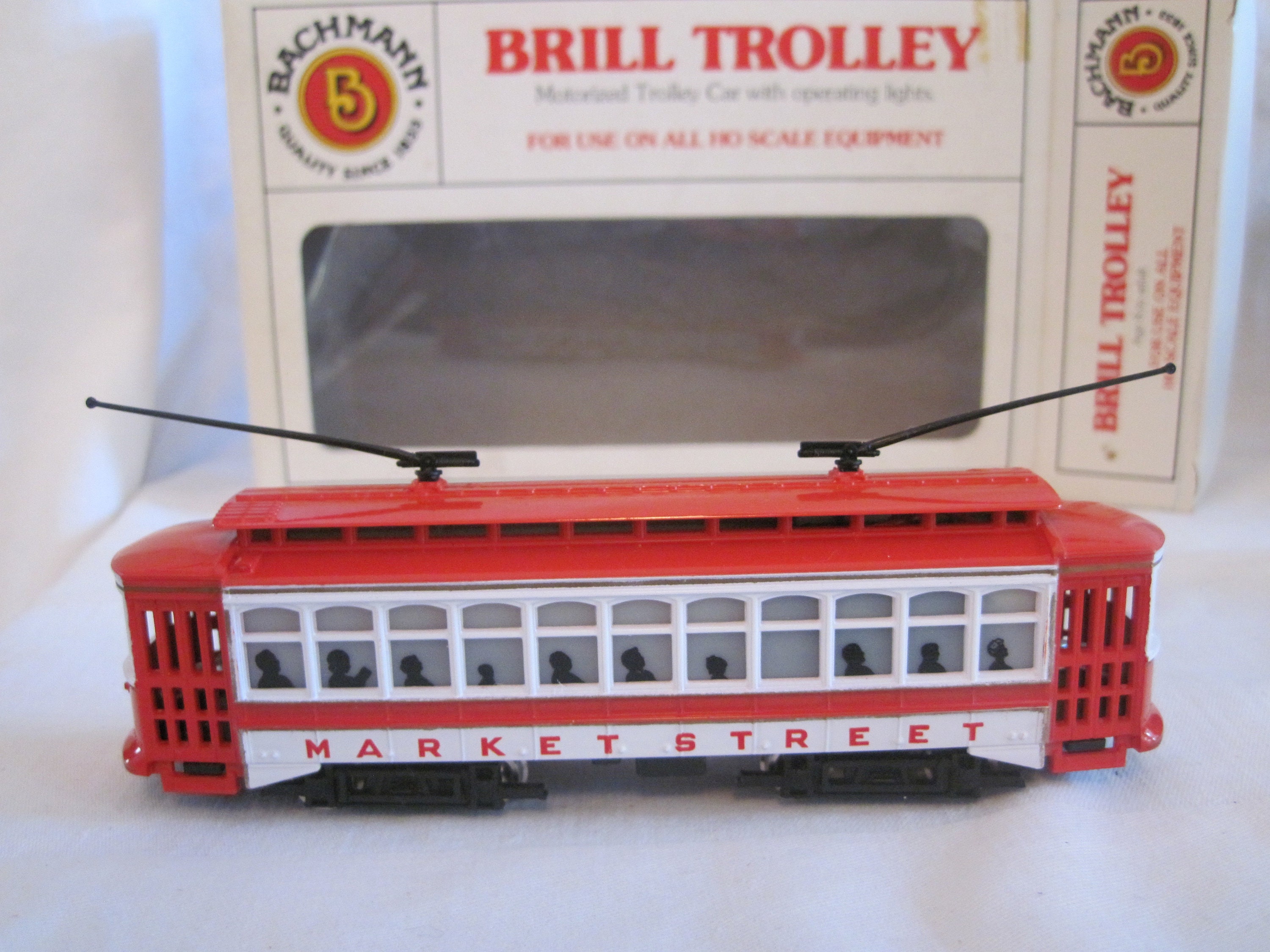 MINT, Vintage, Genuine BACHMANN Train, BRILL Trolley, in Original Box ...