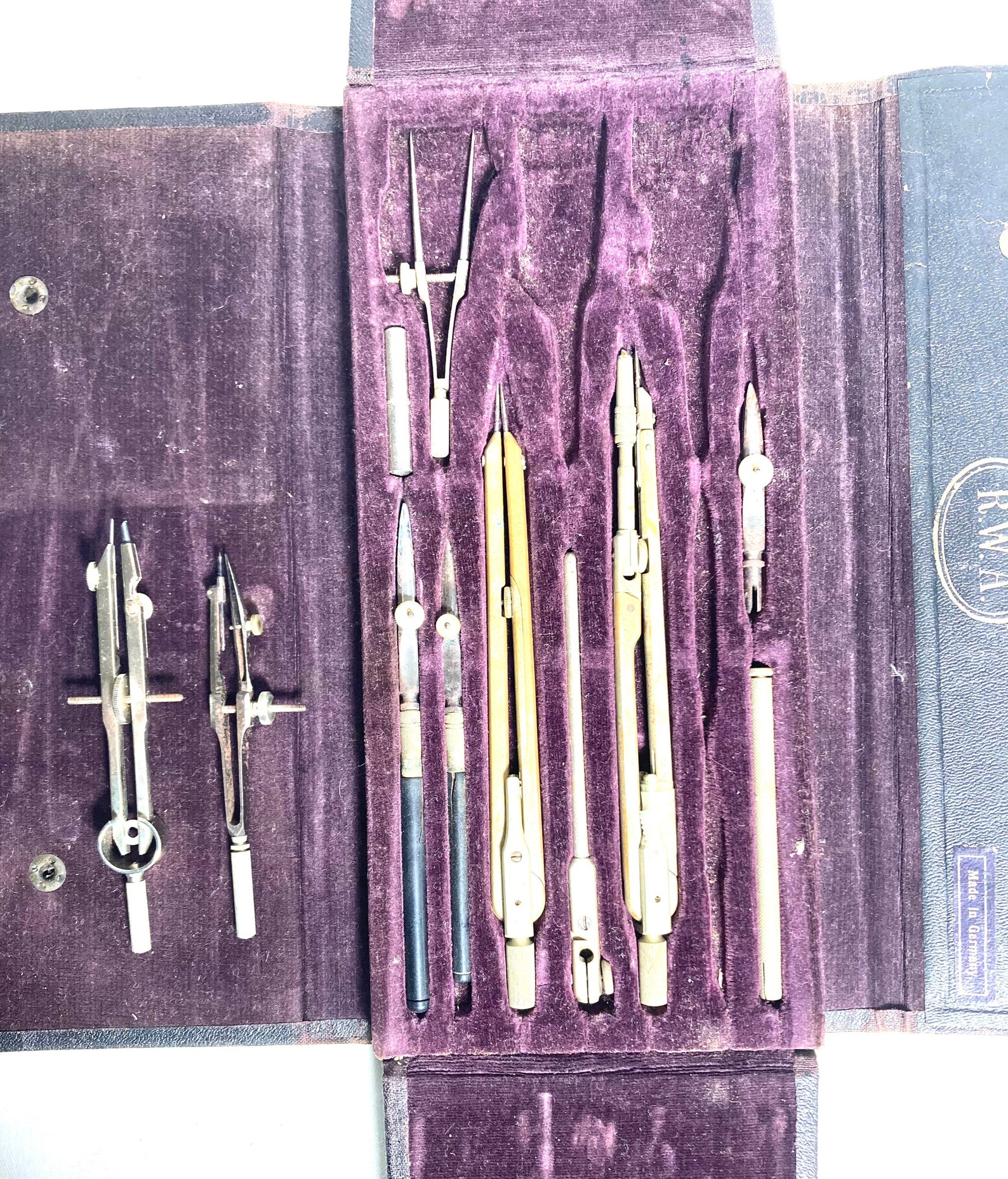 DRAFTING Tool Set, Vintage. Very Good Condition, Made in Germany. - Etsy
