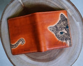 Cat wallet | Etsy