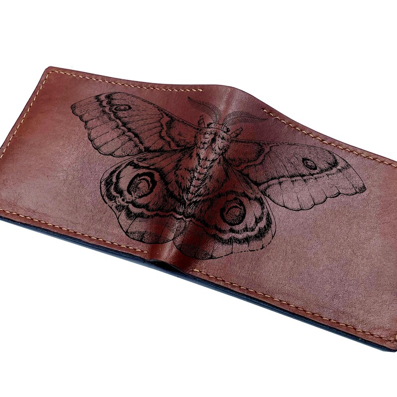 Moth Wallet for Men - Etsy
