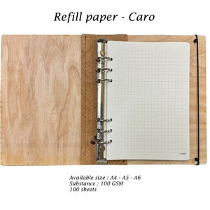Journal Refill Paper: Lined & Caro, A4 A5 A6, 100 GSM (add-on Only) - Etsy