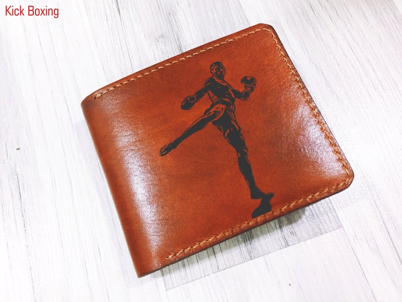 Personalized Surfing Sport Men's Wallet Sport Player - Etsy