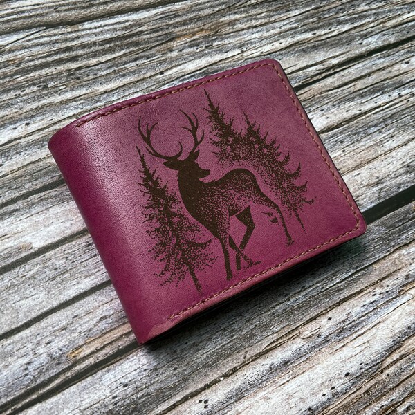 Deer Wallet - Etsy