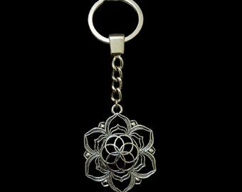 Mandala Key Chain | Etsy