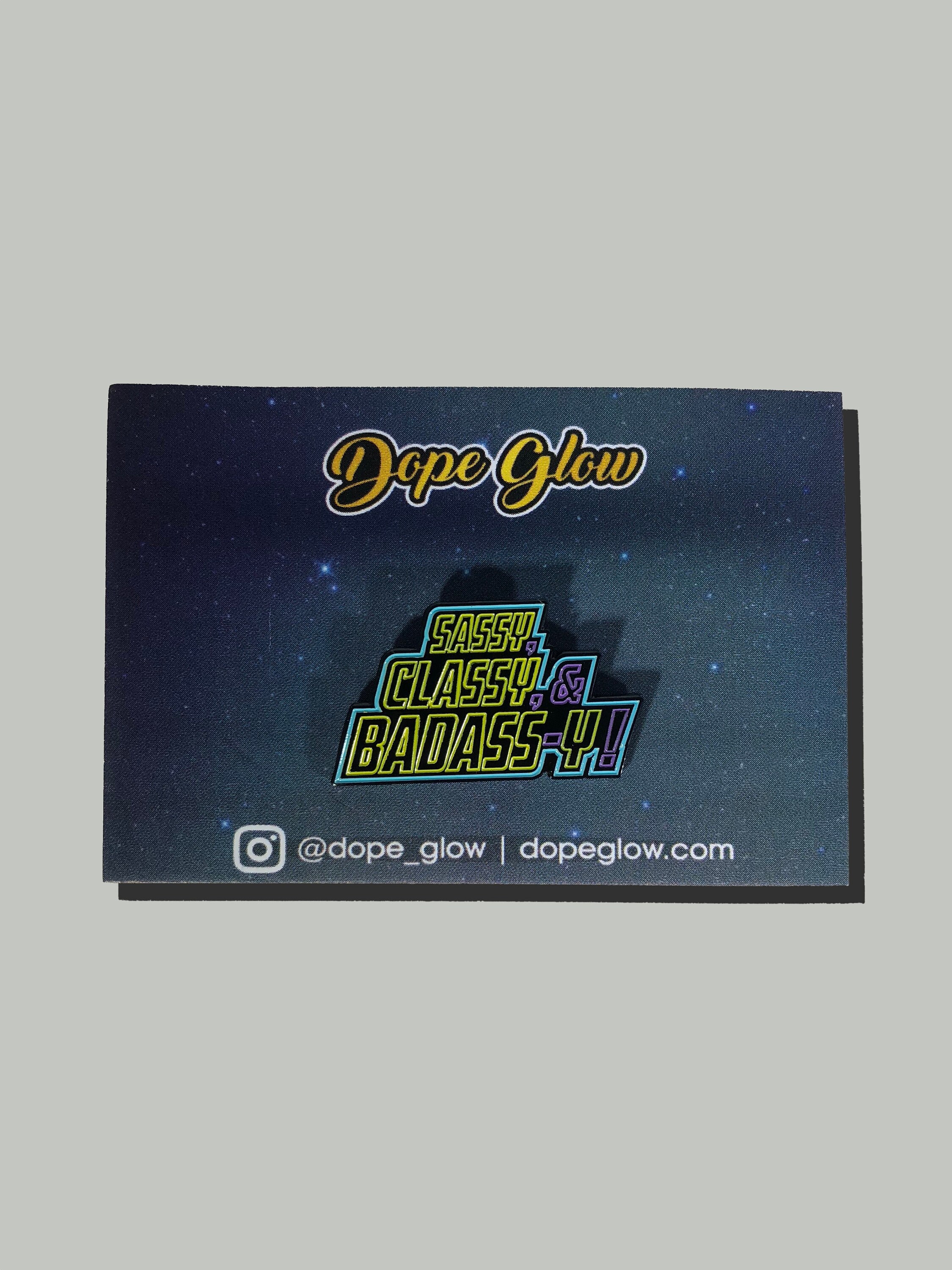 Sassy Classy & Badassy Pin Retro Enamel Pin Cute Lapel - Etsy