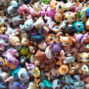 LPS Pet Lot: 3 Authentic Figures, Food & Accessories - 26 Pc Set - Etsy