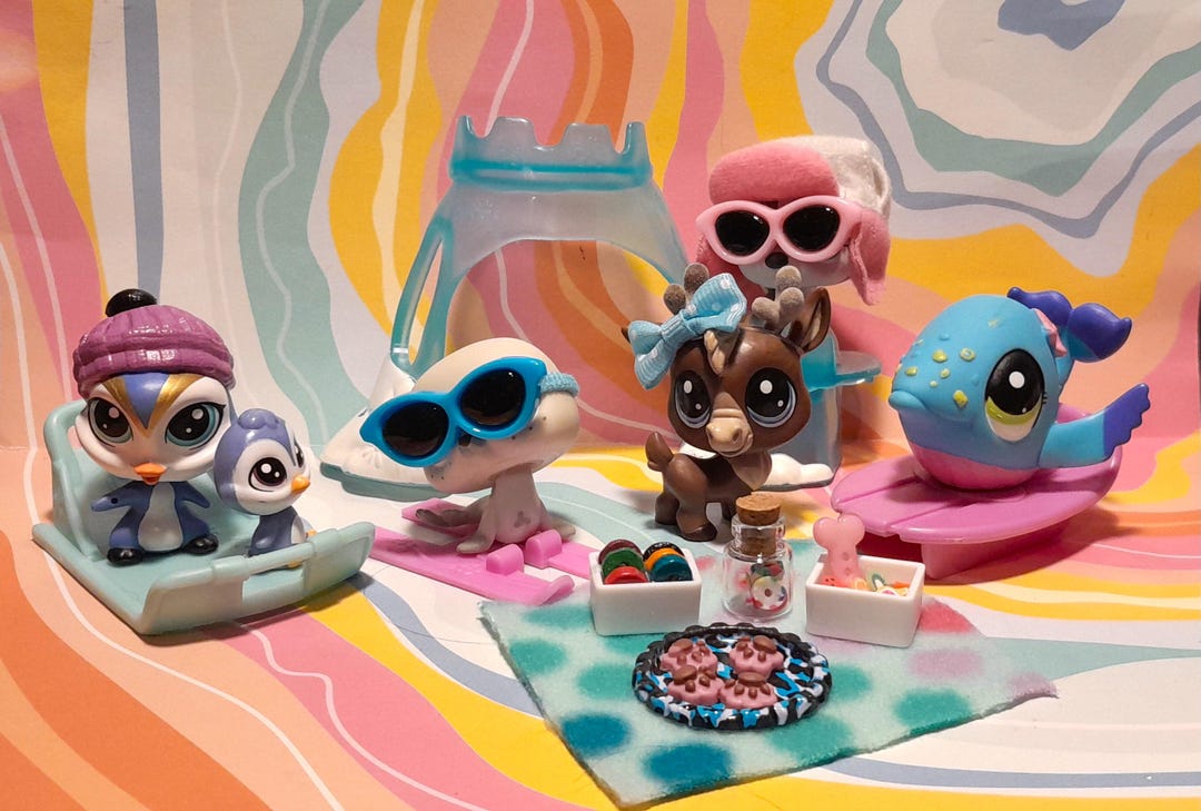 Authentic Vintage LPS Snow Days Fun & Accessories Littlest Pet Shop - Etsy