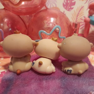 Authentic Complete LPS Littlest Pet Shop Hamster Petriplets W/ Original ...