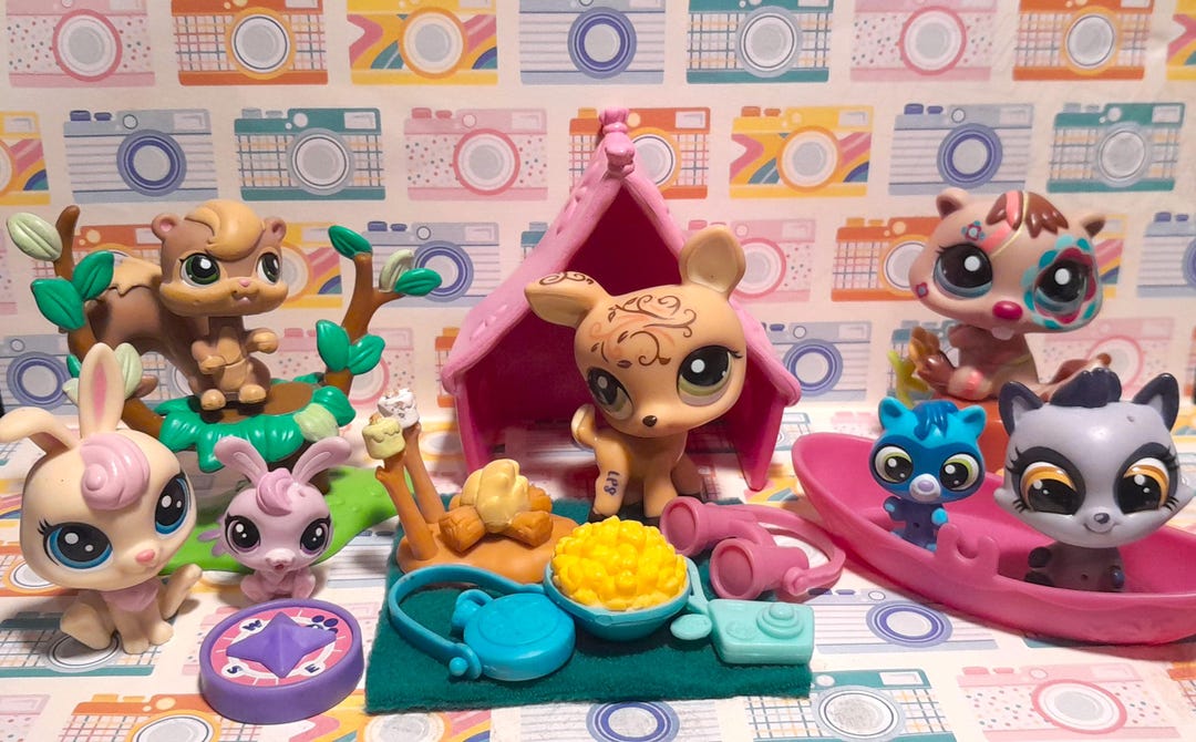 Authentic Vintage LPS Camping Trip & Accessories Littlest Pet Shop 1 - Etsy
