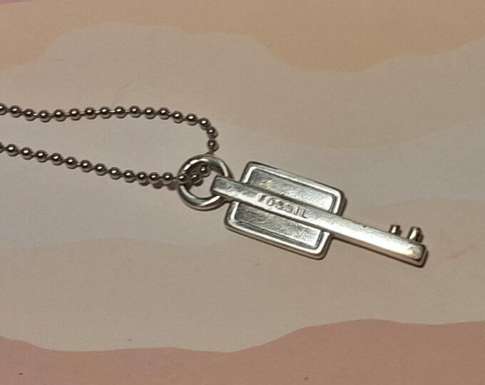 Vintage Fossil Purse Tag Fob - Etsy