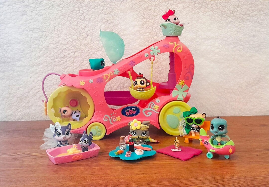 Authentic LPS Complete Paw Powered Cruiser Hamster #1341 With Extra ...