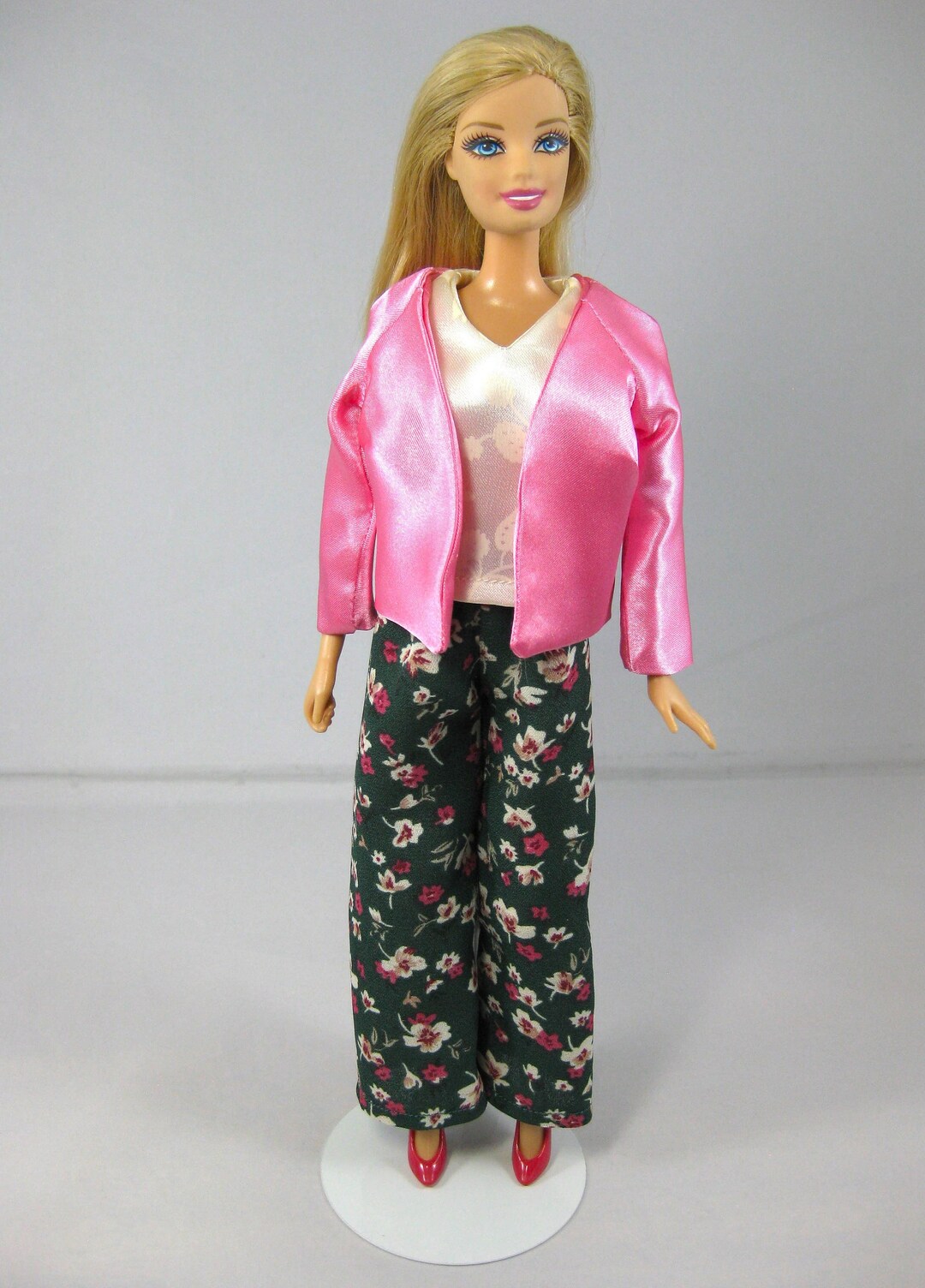 Barbie Wide Leg Pants, Ivory Top, and Pink Jacket - Etsy