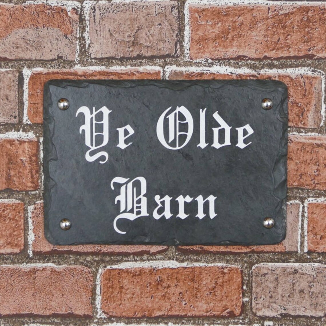 Rustic Slate House Sign 250mm X 170mm | House Name Plates - Etsy UK