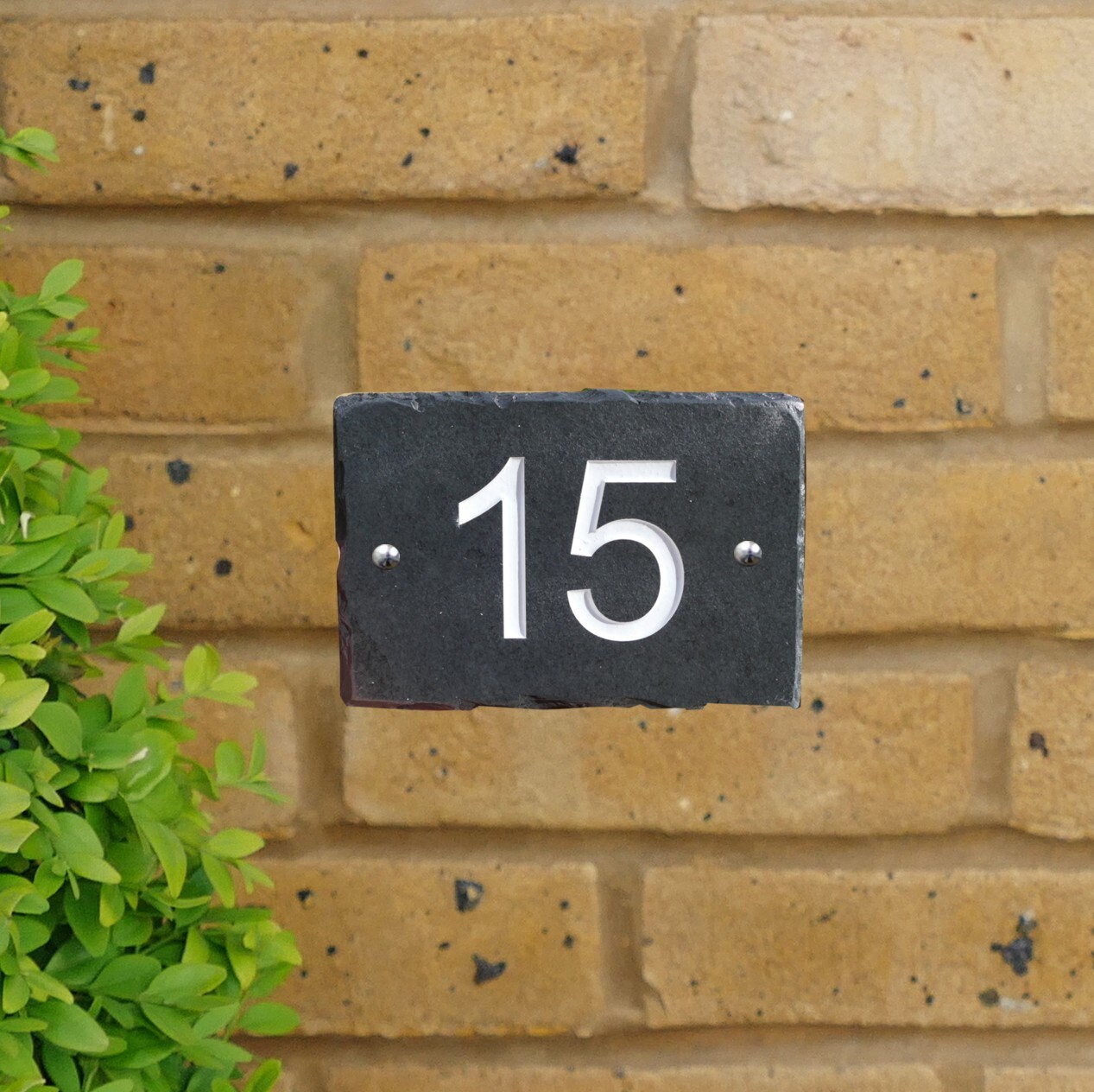 Rustic Slate House Number 18cm X 12cm Grey Slate Door - Etsy