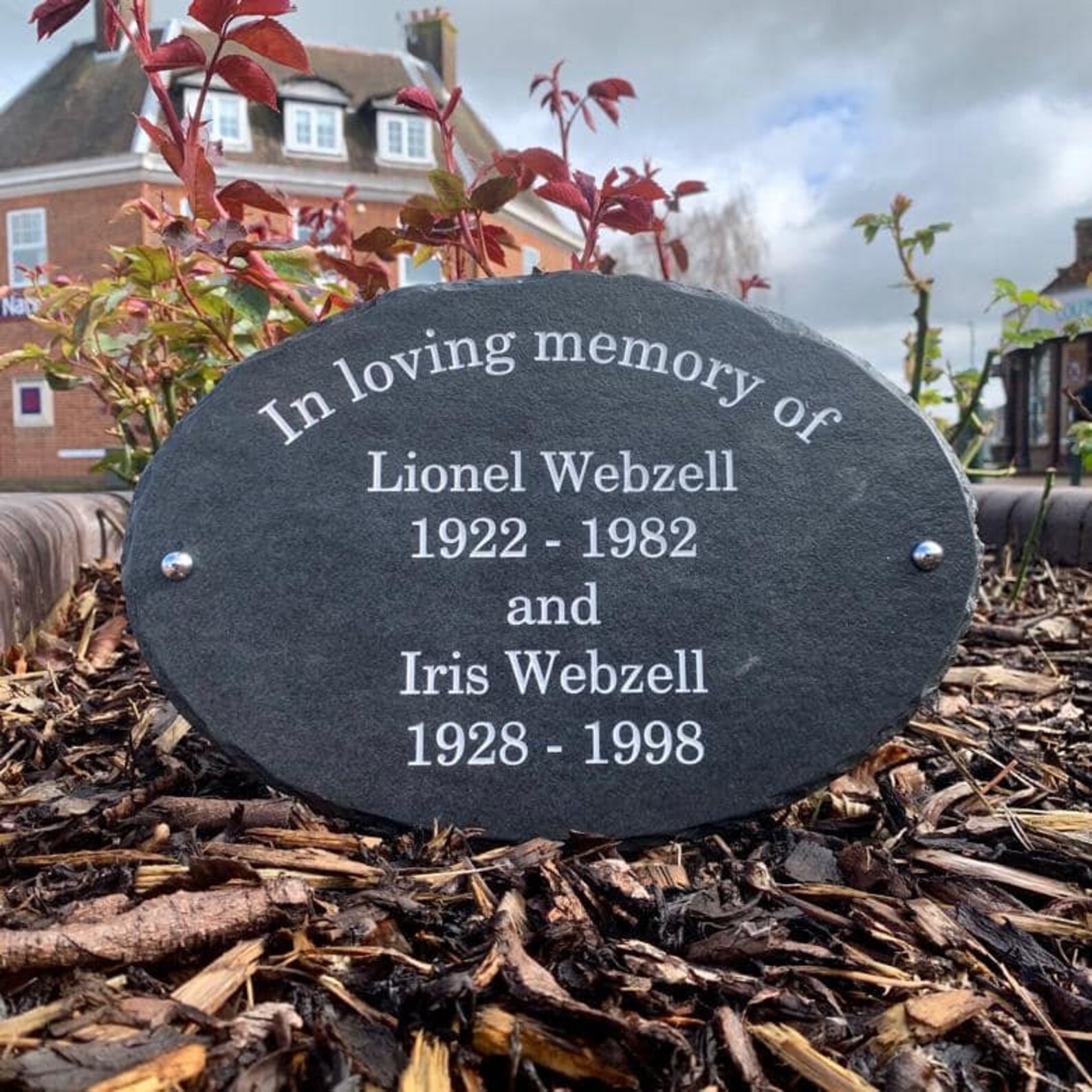 Memorial Plaque Slate Memorials Engraved Memorial Signs - Etsy