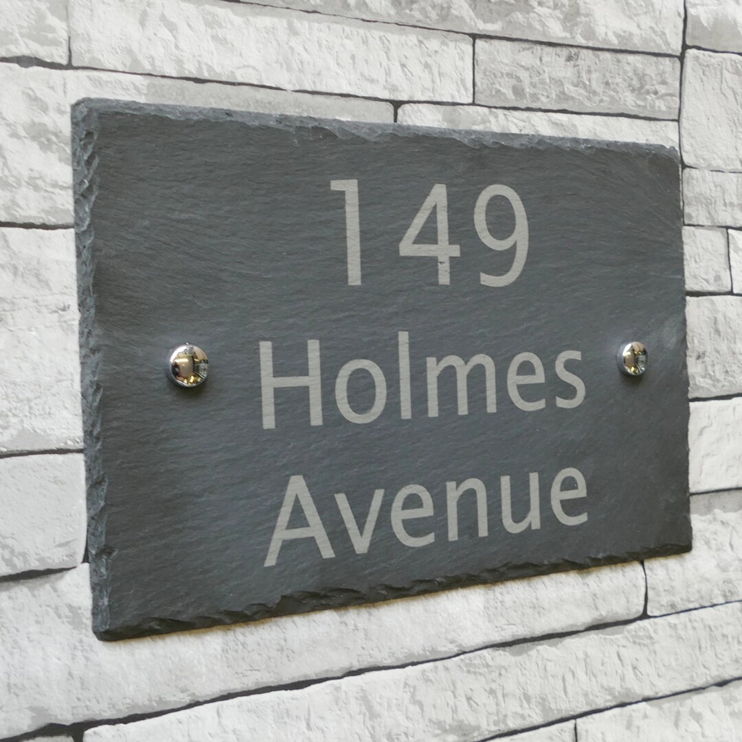 Slate House Sign Slate House Names Slate House Plaque Slate Name Plates ...